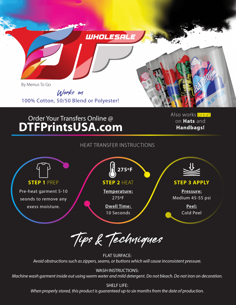 Instructions – DTF Print USA