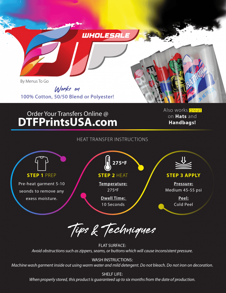 Instructions – DTF Print USA